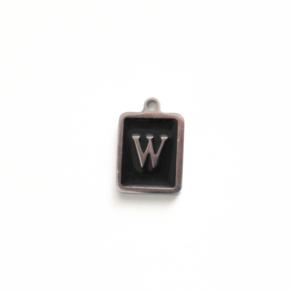 Square Letter “W” – Mars Charms